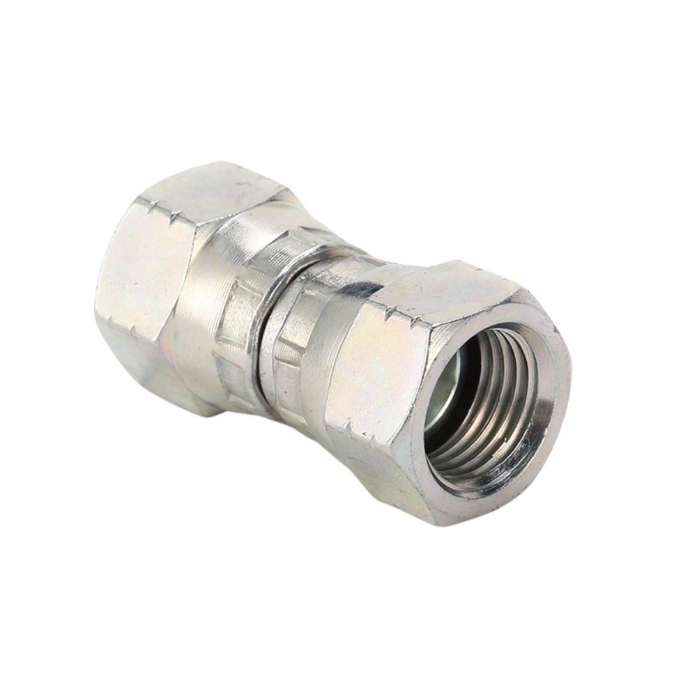 3J Female JIC Hydraulic Swivel 74-Degree Seat Hose Fitting