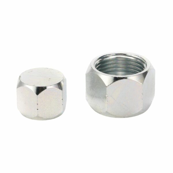 9J-CAP JIC Female Hex Nipple 74-Degree Hydraulic Plug Caps