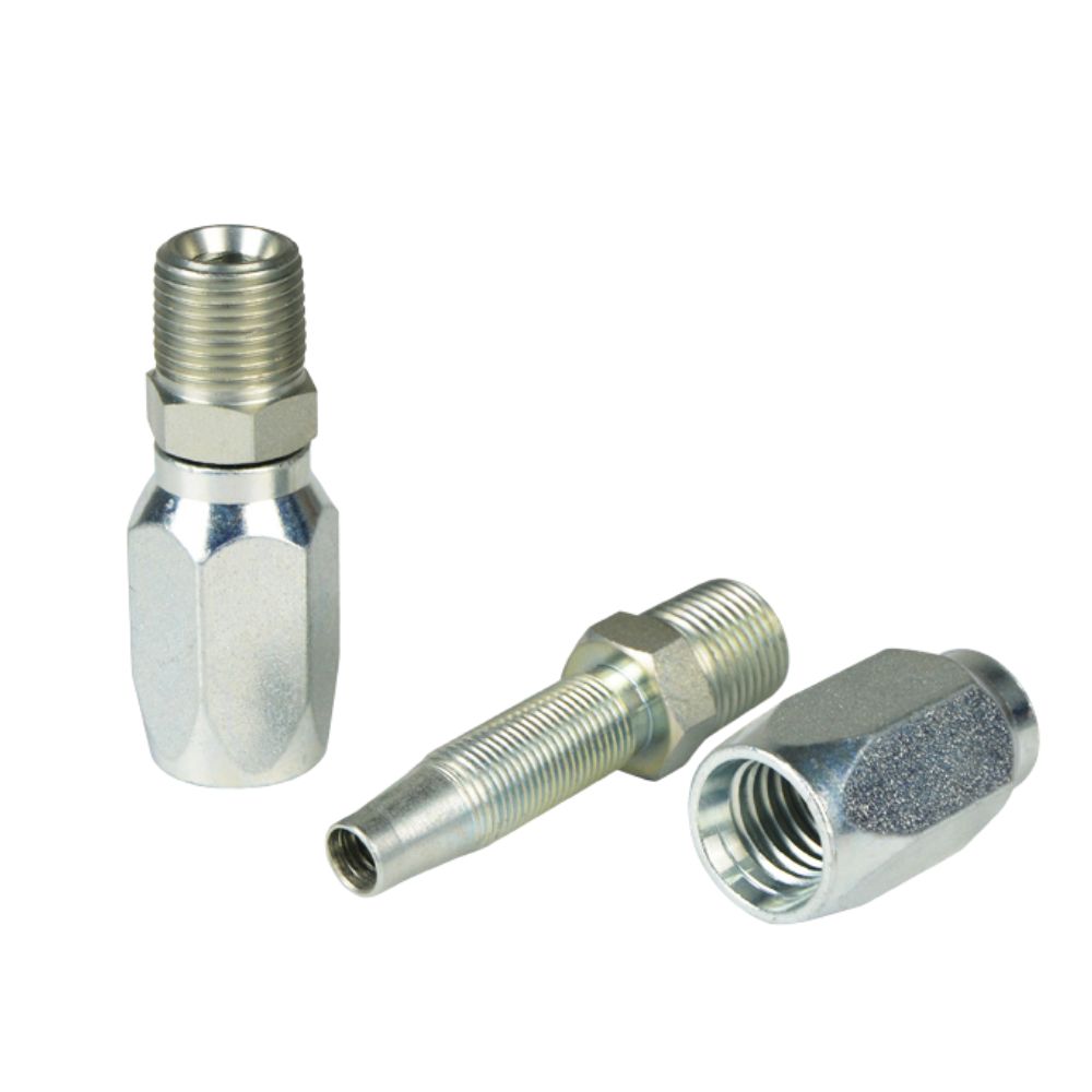15618 Reusable NPT Thread Hydraulic Male Hose Fitting