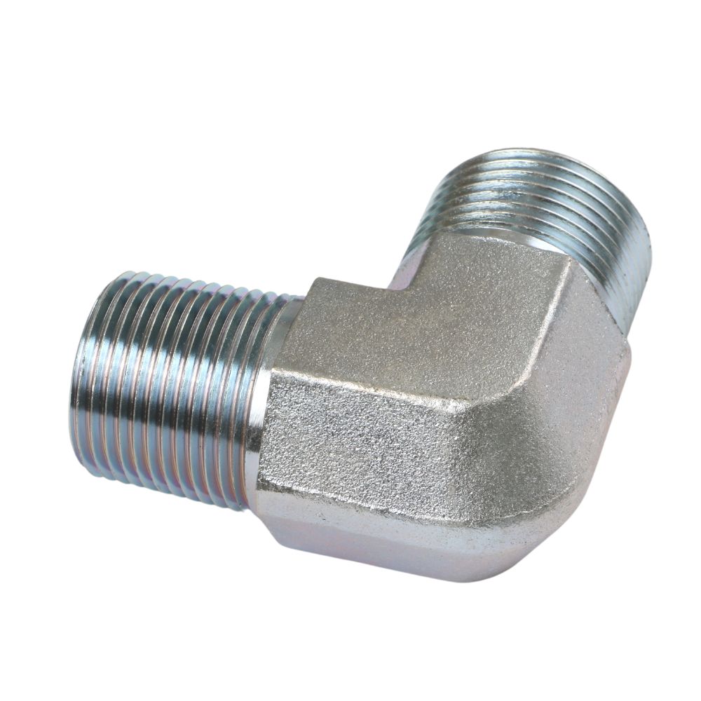 1FN9-Male ORFS to Male NPT 90-Degree Elbow Hydraulic Adapter