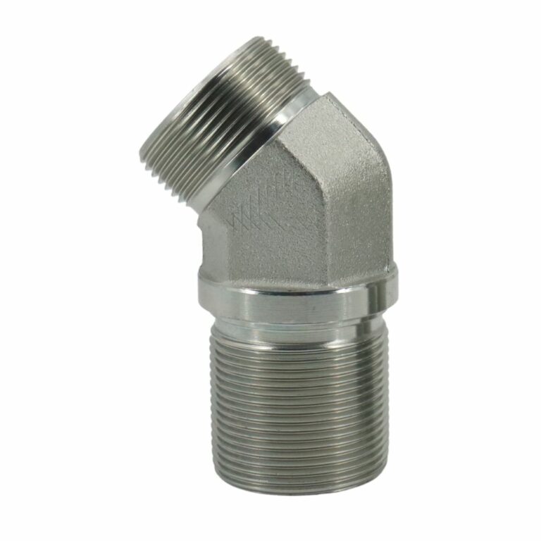1FO4-ORFS Male 45-Degree Elbow SAE ORB Hydraulic Adapter