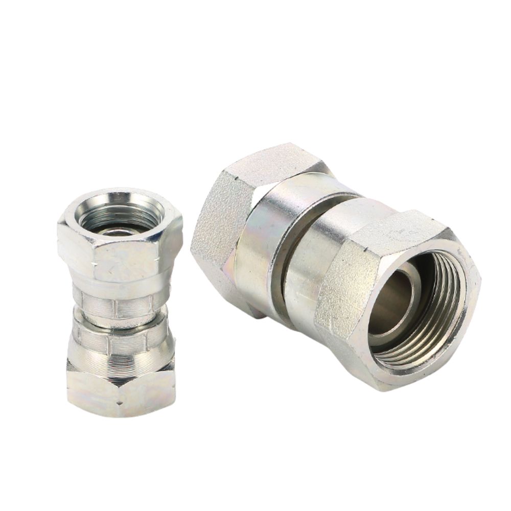 3B-BSP Female 60-Degree Cone Seat Swivel Hydraulic Fitting