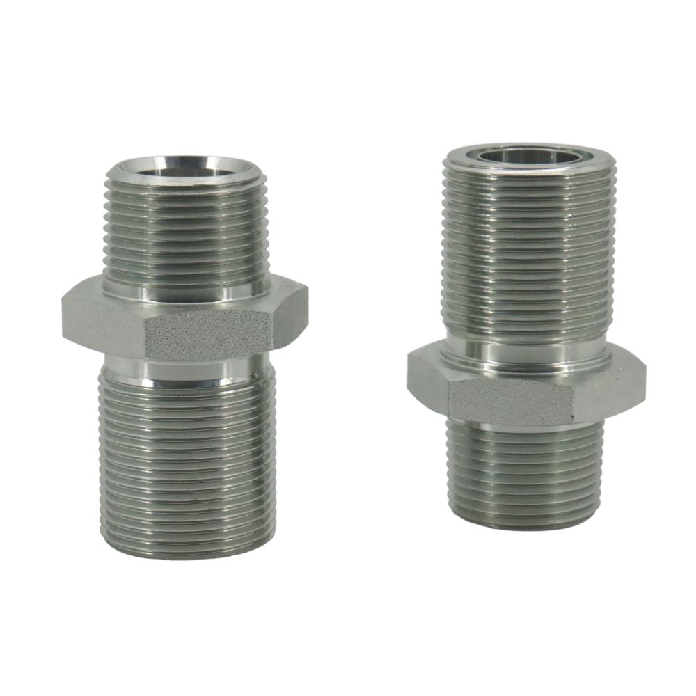 6F-ORFS Straight Male O-ring Bulkhead Hydraulic Fitting