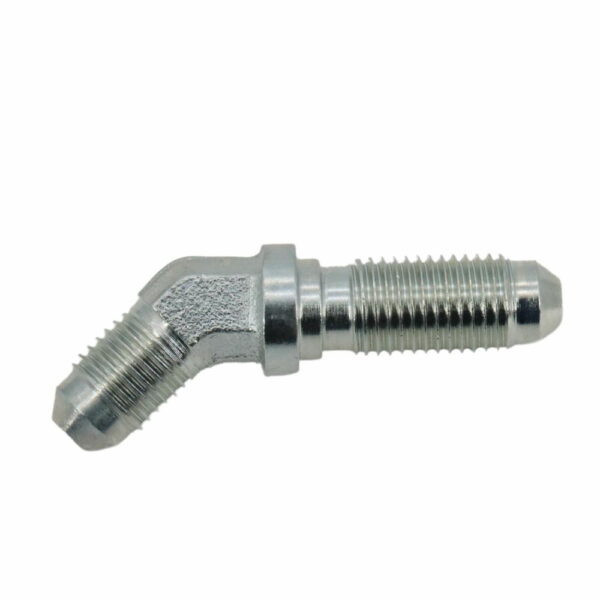 6J4 JIC Bulkhead hydraulic 45-Degree Elbow Male Pipe Fitting
