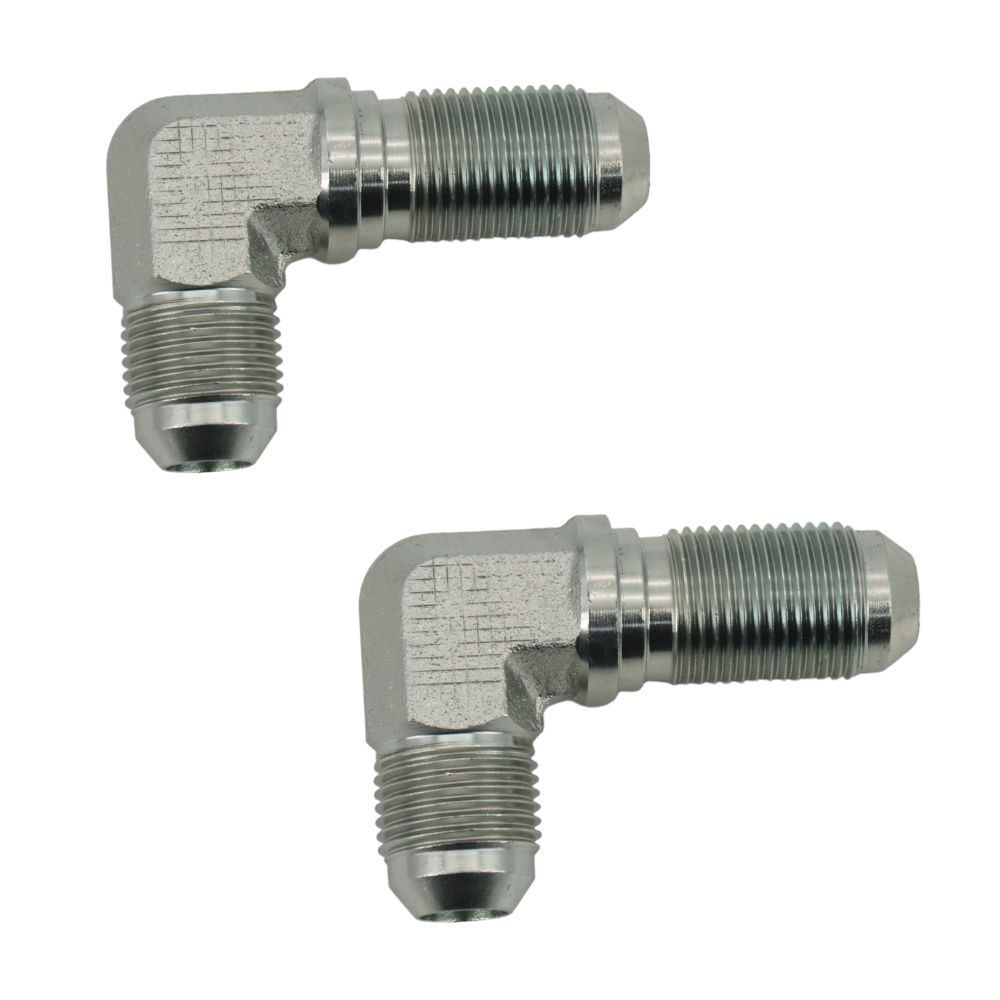 6J9 JIC 90-Degree Elbow Bulkhead Hydraulic Pipe Fitting