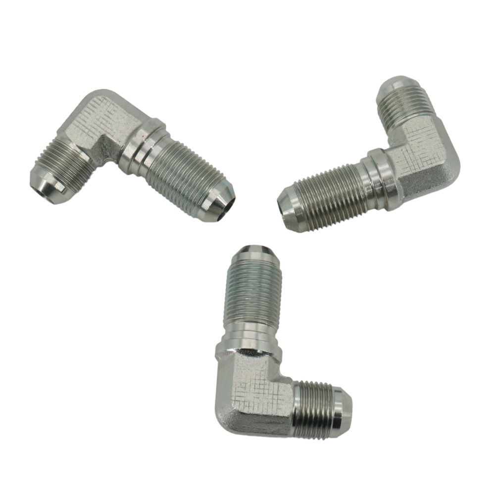 6J9 JIC 90-Degree Elbow Bulkhead Hydraulic Pipe Fitting