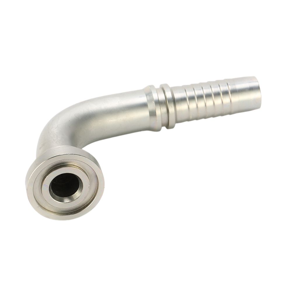 87991 Hydraulic Elbow 90° SAE 9000PSI Flange Crimp Fitting