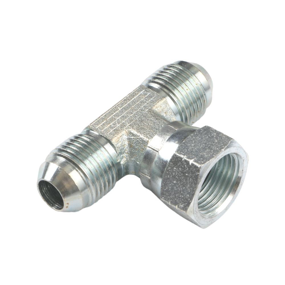 BJ-JIC Male to Female 74-degree Cone Hydraulic Branch Tee