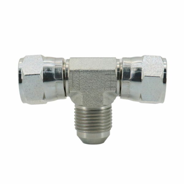 BJ-JIC Male to Female 74-degree Cone Hydraulic Branch Tee