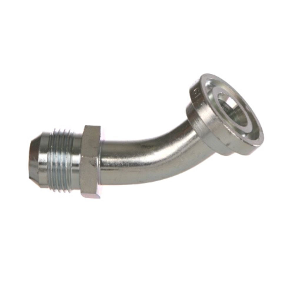 37-Degree Cone Flare JIC to Flange Hydraulic Hose Fitting