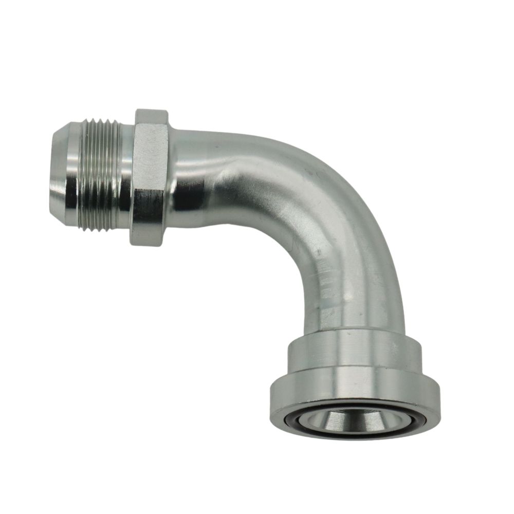 1704 Hydraulic Elbow 90° JIC Code61 Flange Hose Adapter