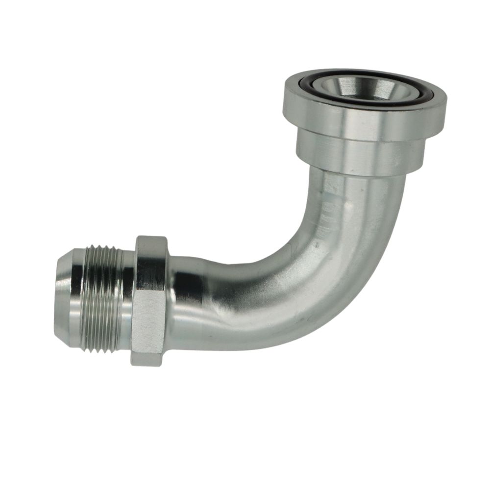 1804 Hydraulic Elbow 90° JIC Code62 Flange Hose Adapter