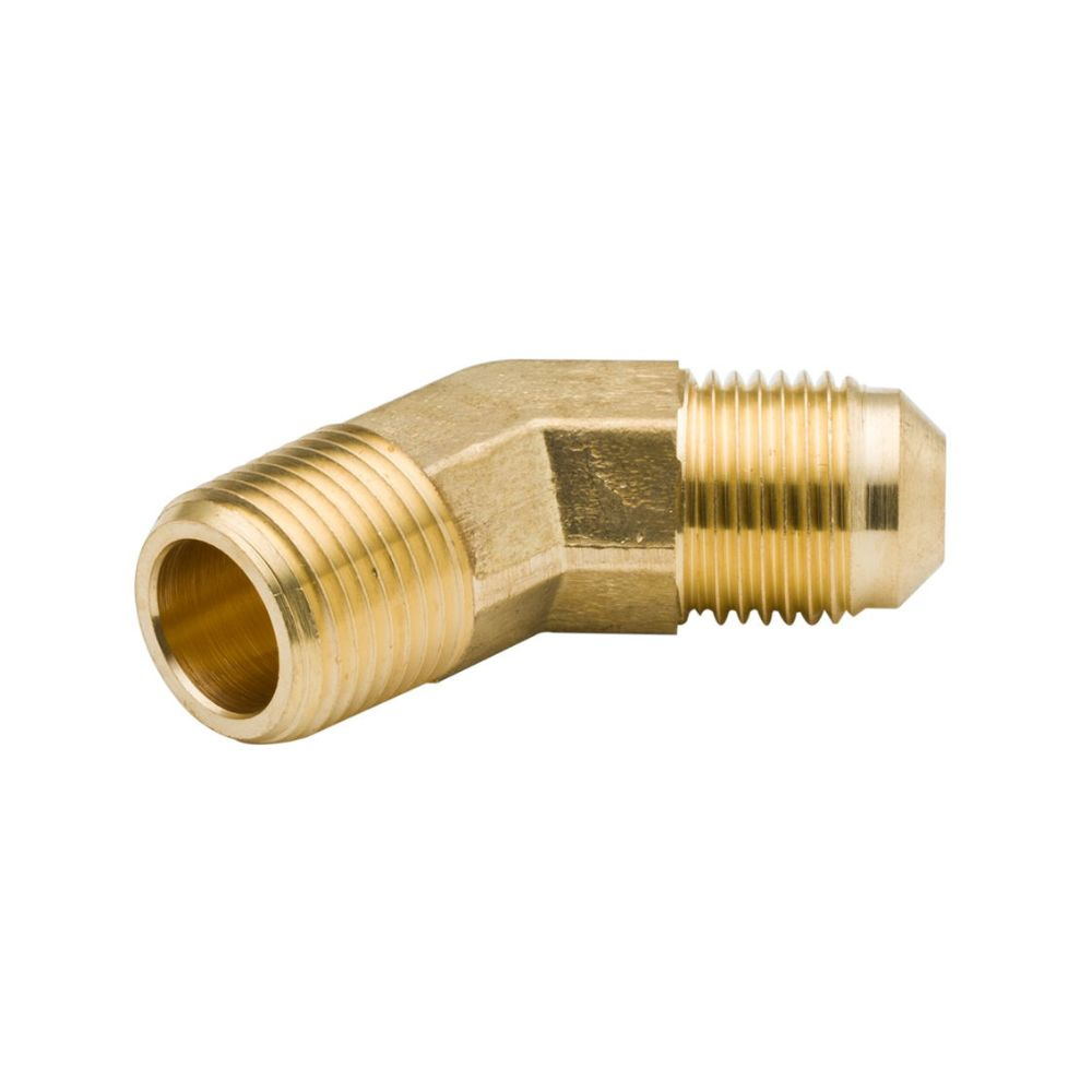 Brass Fittings 45 Degree Elbow SAE Male Adapter
