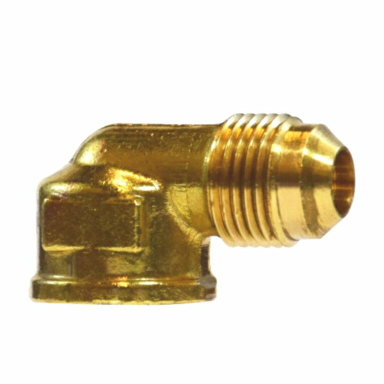 90 Degree Brass Fitting Female SAE Elbow Adapter