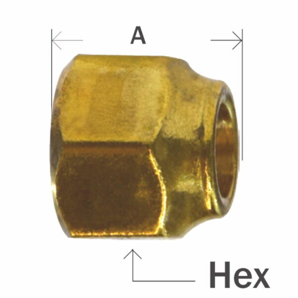 Brass Adapter Extra Heavy Reducing Short Forged Nut