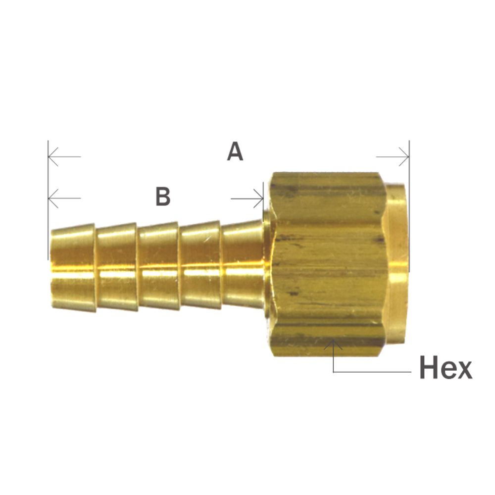 Brass Adapters Swivel Female Adapter with Gasket