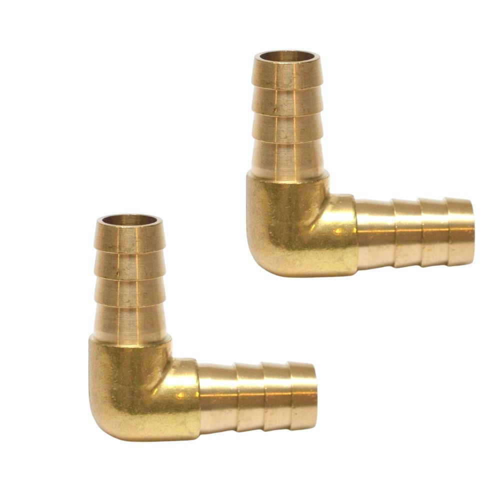Brass Hose Elbow 90° Hose Barb Connector Fitting