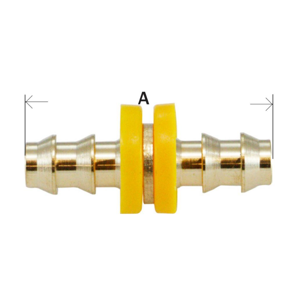 Brass Hose Fitting Push-to-Connect Hose Splicer