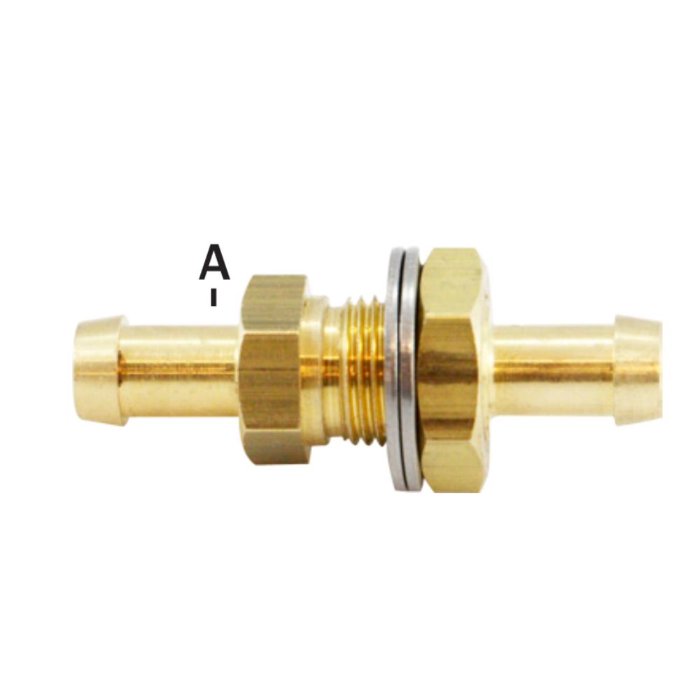 Brass Pipe Bulkhead Fitting Marine Bulkhead Fitting