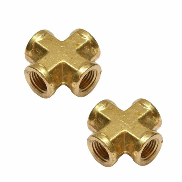 4 Way Brass Pipe Fitting Forged Cross Fitting