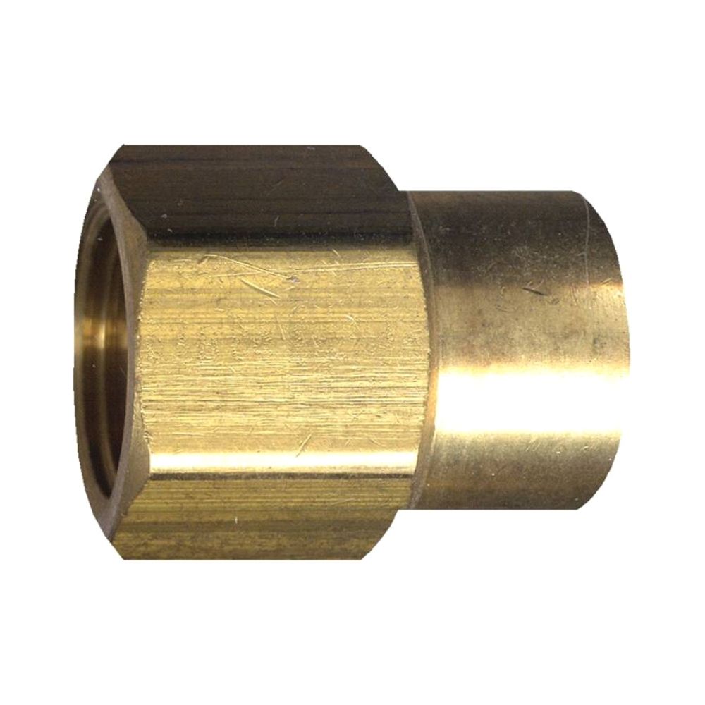 Brass Pipe Flare Fittings Reducing Coupling