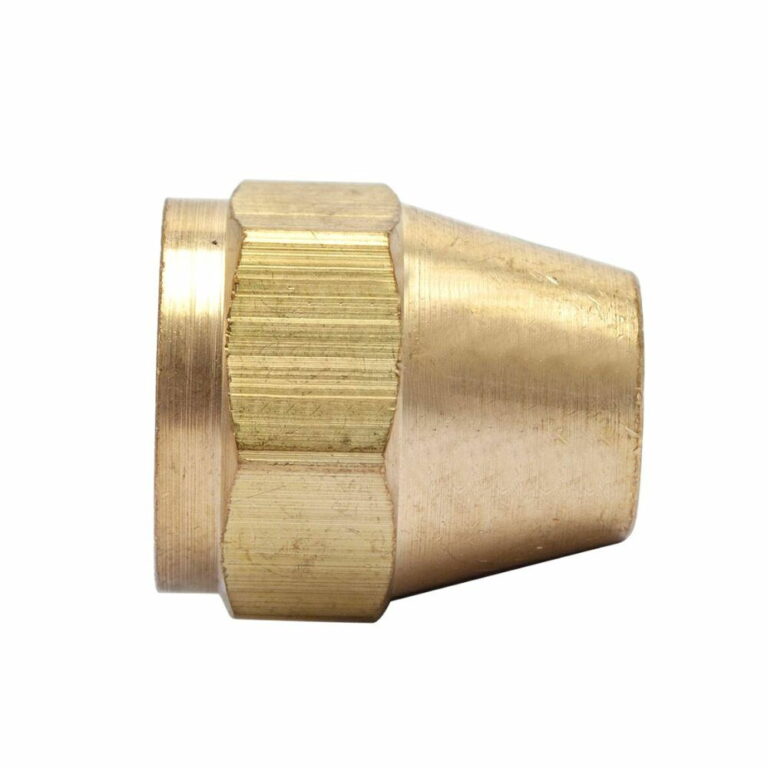 Brass SAE 45-Degree Cone Flare Male and Female Adapter