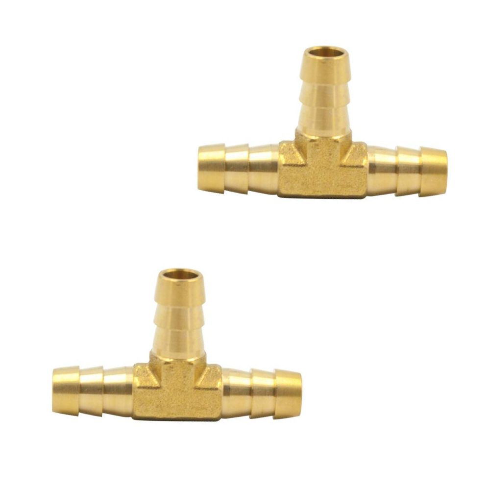 Brass Tee Fitting Hose Barb Tee 3-way Adapter