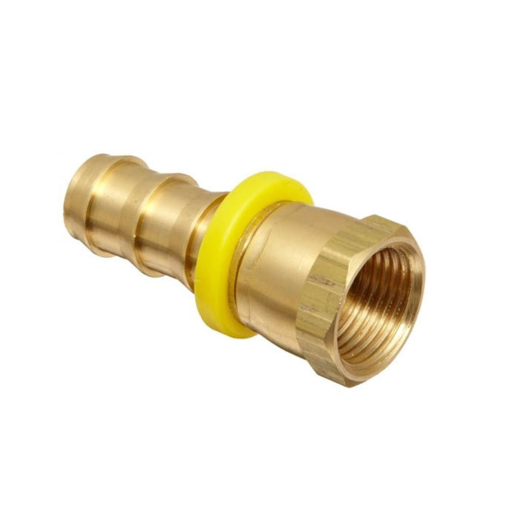 Brass Swivel Fitting Female SAE 45° Flare Adapter