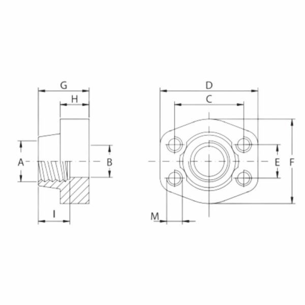 Hydraulic NPT SAE Counter Flange Code61/Code62 Series