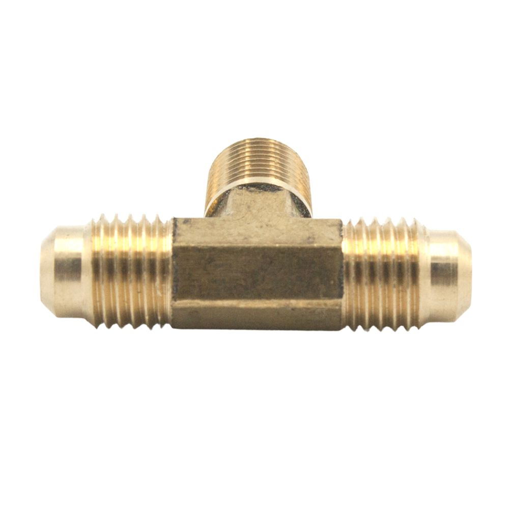 Brass T Fitting SAE Male Branch Tee Adapter