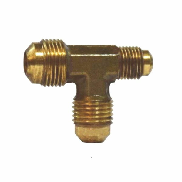 Brass Fitting SAE Male Reducing Tee Adapter