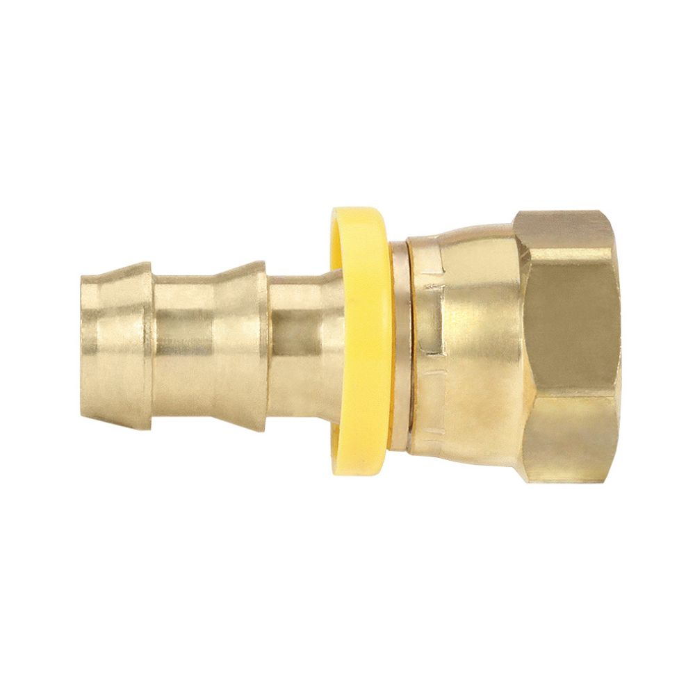 Brass Swivel Fitting Female SAE 45° Flare Adapter