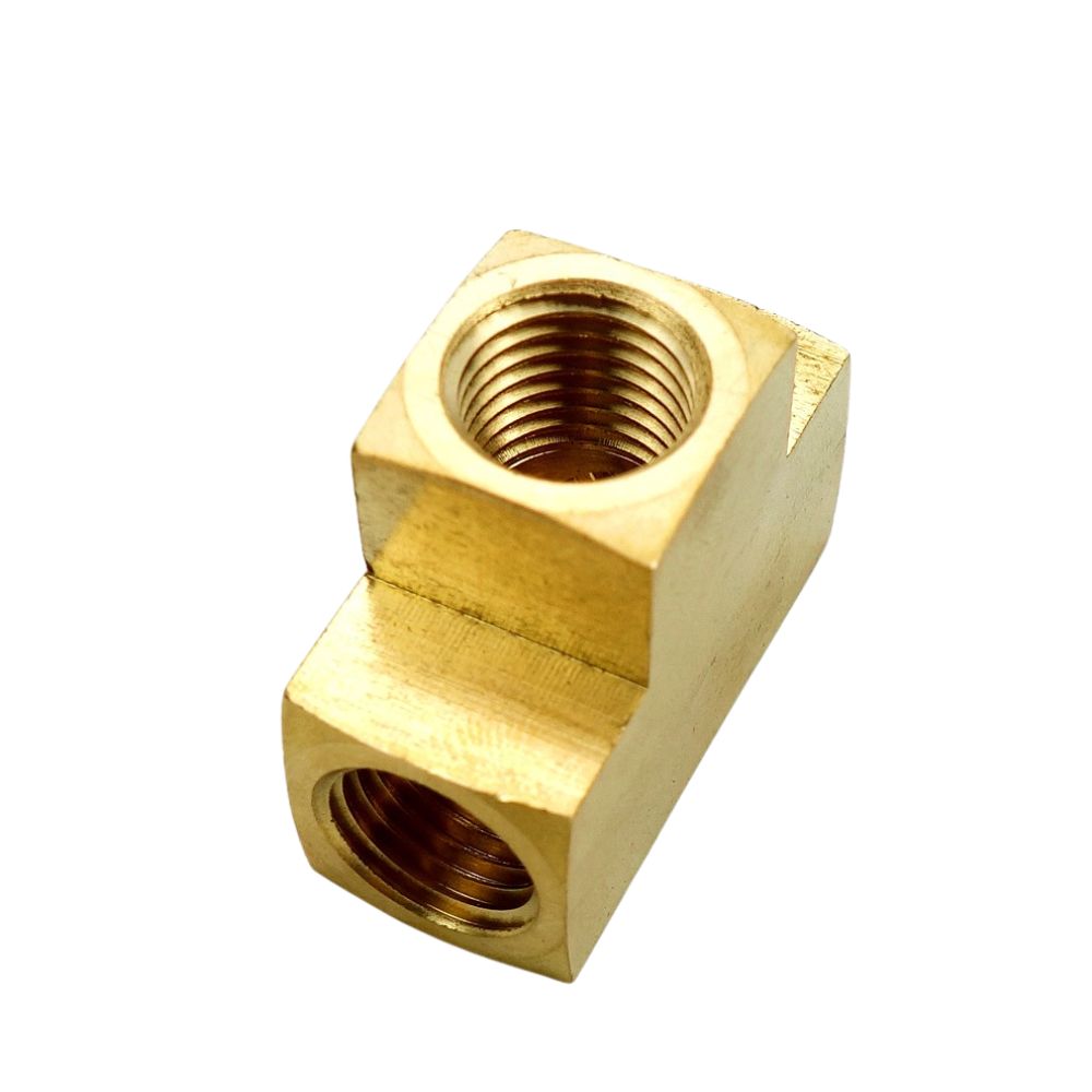 Brass Pipe Fitting Tee Female NPTF Thread Fitting