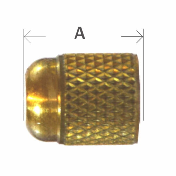 Brass Fitting Finger Tightening Cap-UNF Thread