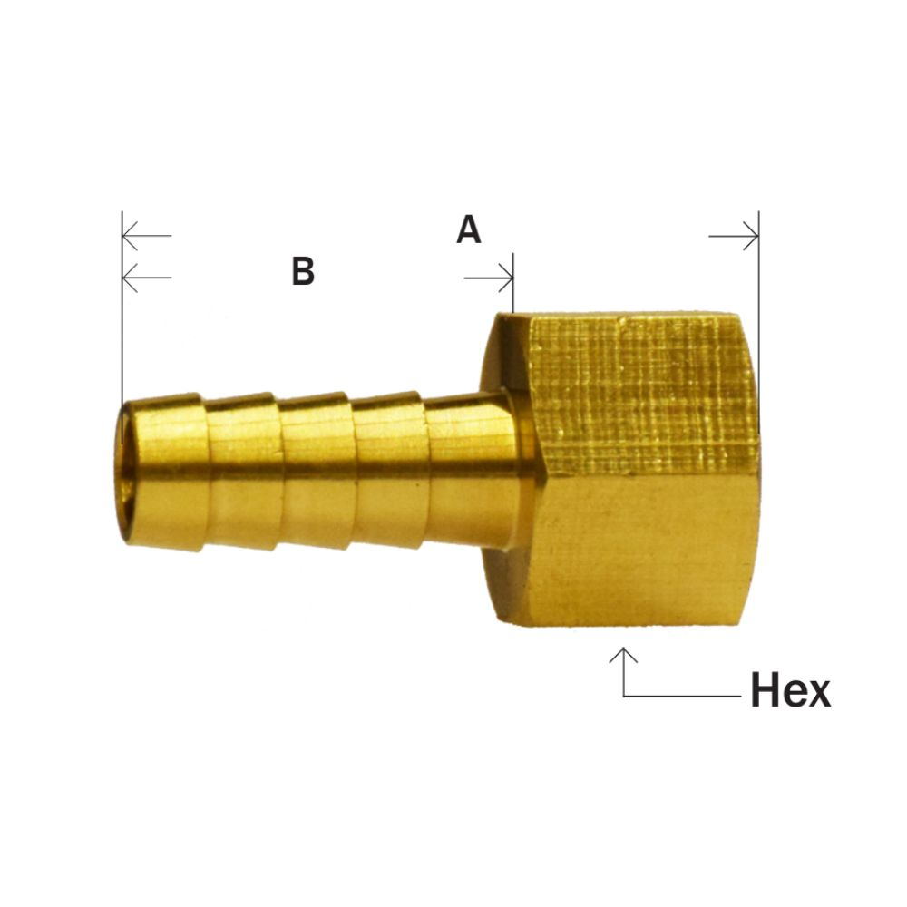 Brass Fittings Rigid Female Adapter NPTF Thread