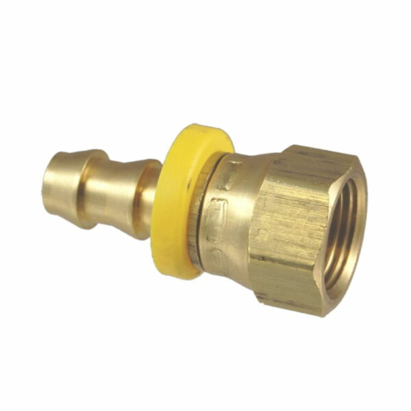 Brass Push-On Hose Barb Adapter Connector