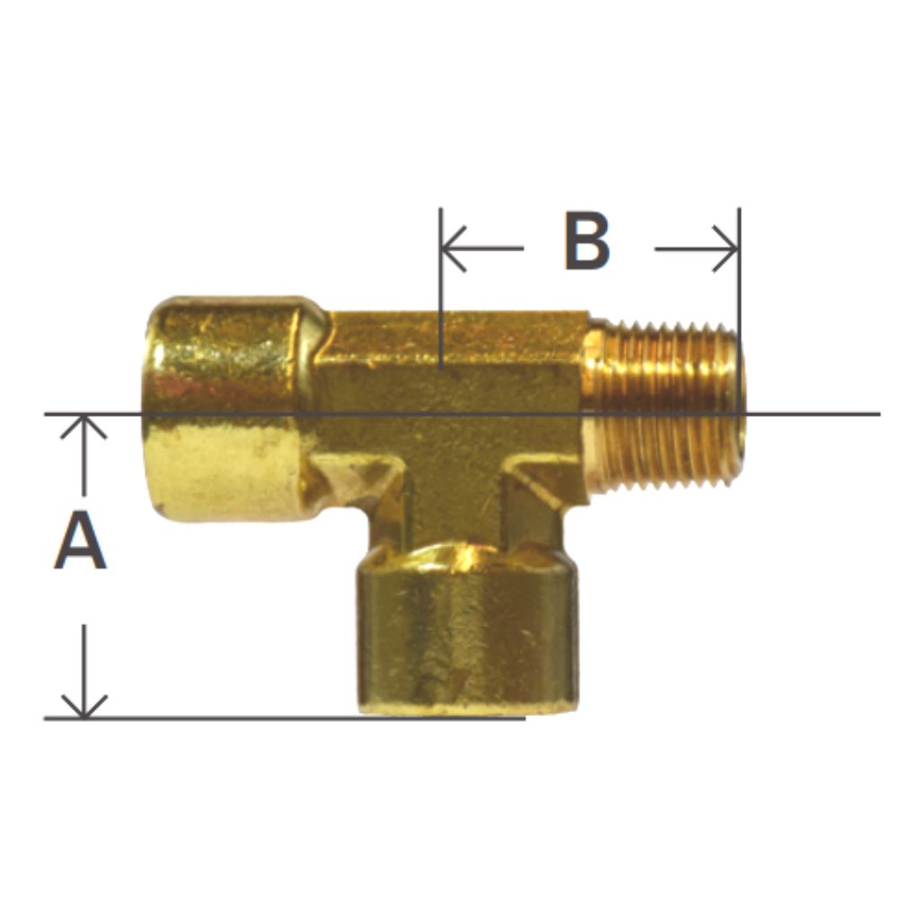 Brass Pipe Fitting Forged Street Tee Fitting