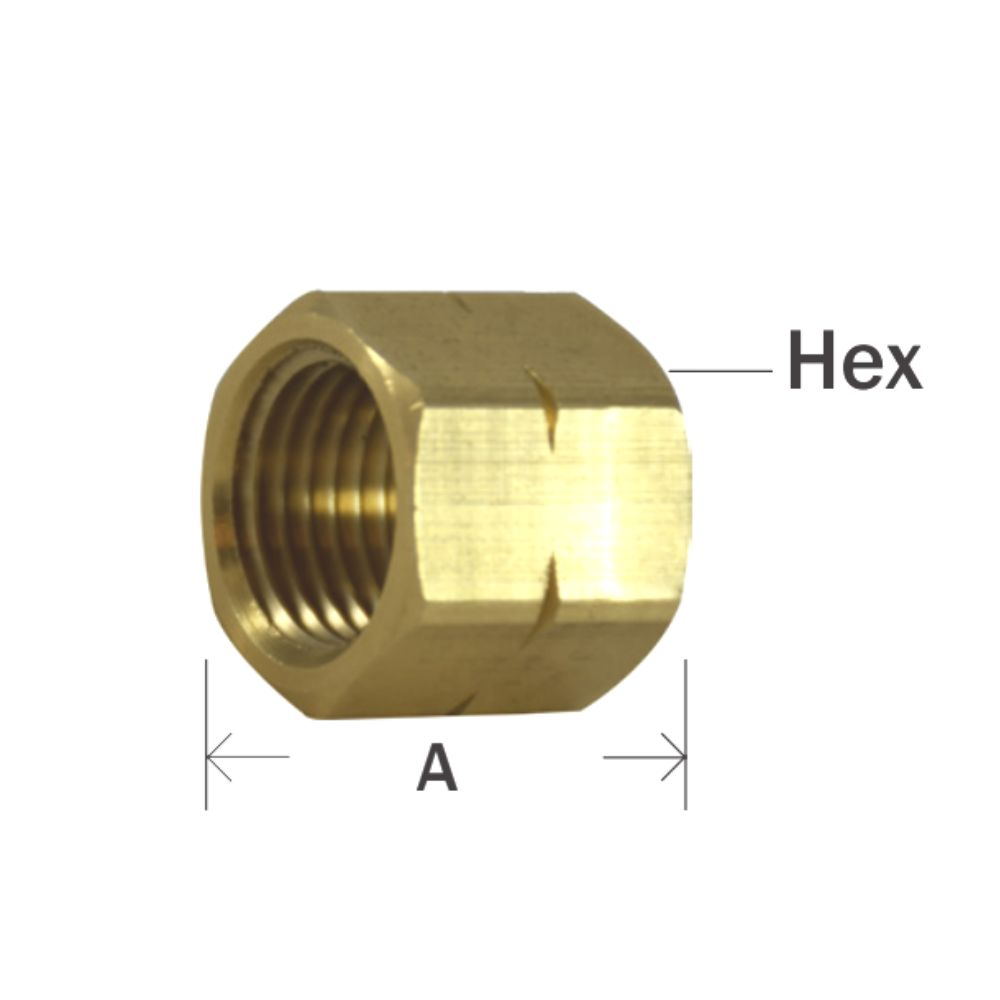 Brass Adapters Left Head And Right Hand Welding Hose Nut