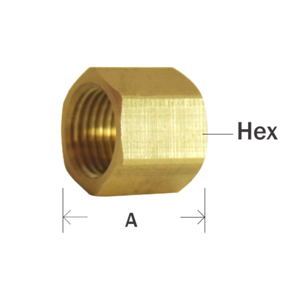 Brass Adapters Left Head And Right Hand Welding Hose Nut