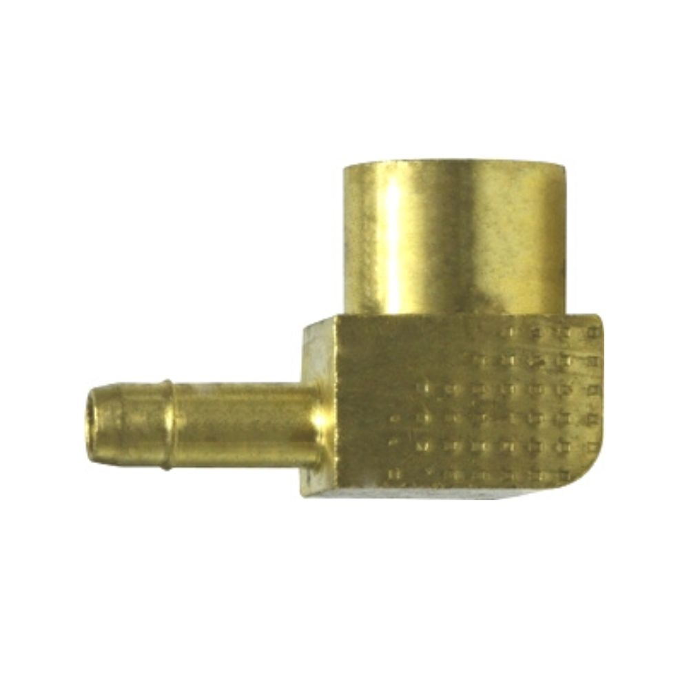 Barbed Brass Fittings For Plastic Pipes--Female 90° Elbow