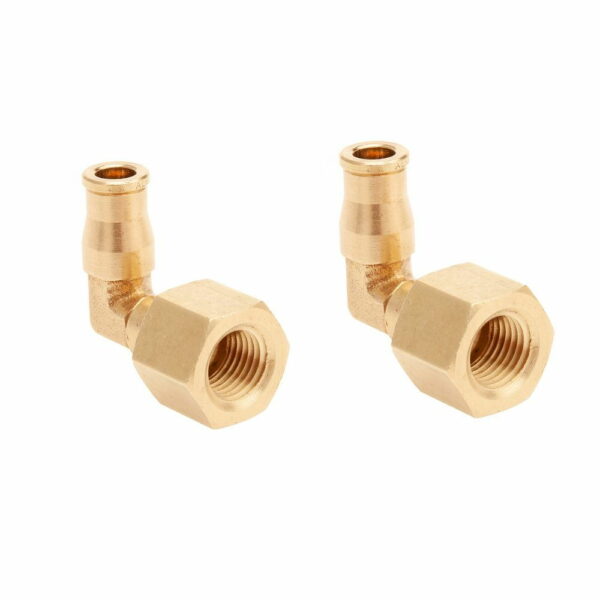 Brass DOT Air Fittings - Female Swivel Elbow Push-in Fitting