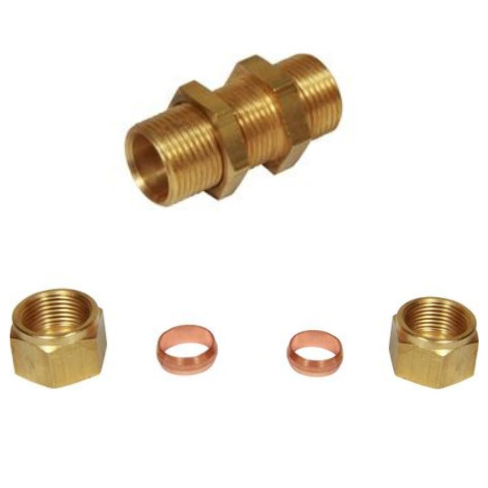 Brass Compression Coupling-Bulkhead Union China Factory-Topa