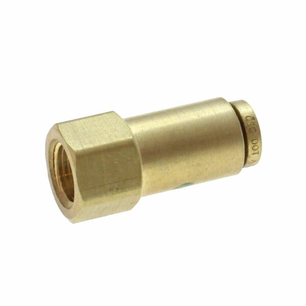 DOT Air Line Connectors - Brass Push-in Female Connectors