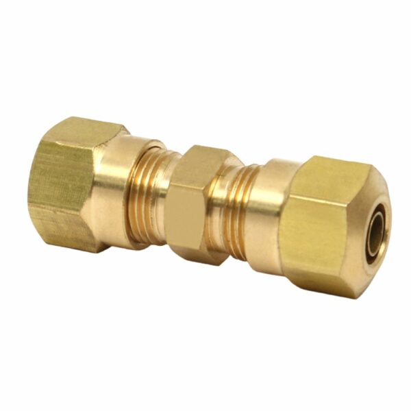Brass DOT Compression Fittings - Union - For Nylon Tubing