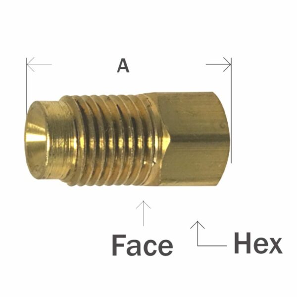 Inverted Flare Male Fittings-Dual Master Cylinder Adapter