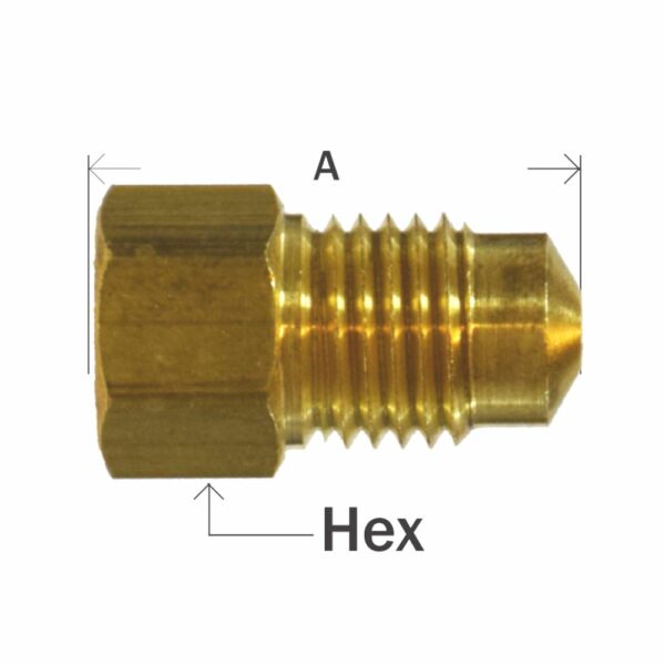 Inverted Metric Adapter-Adapter Standard to Metric Bubble