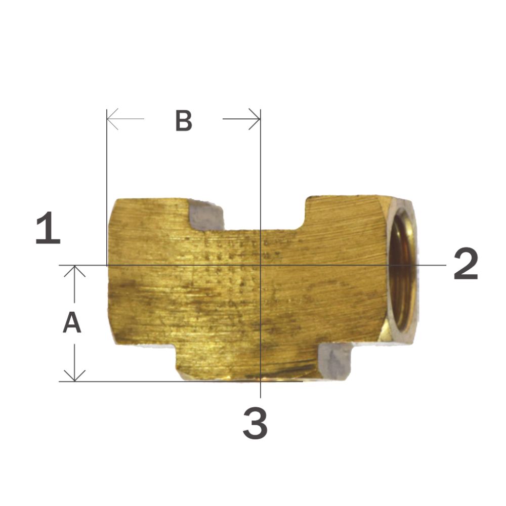 Inverted Flare Brass Adapters-Female Branch Tee Factory-Topa
