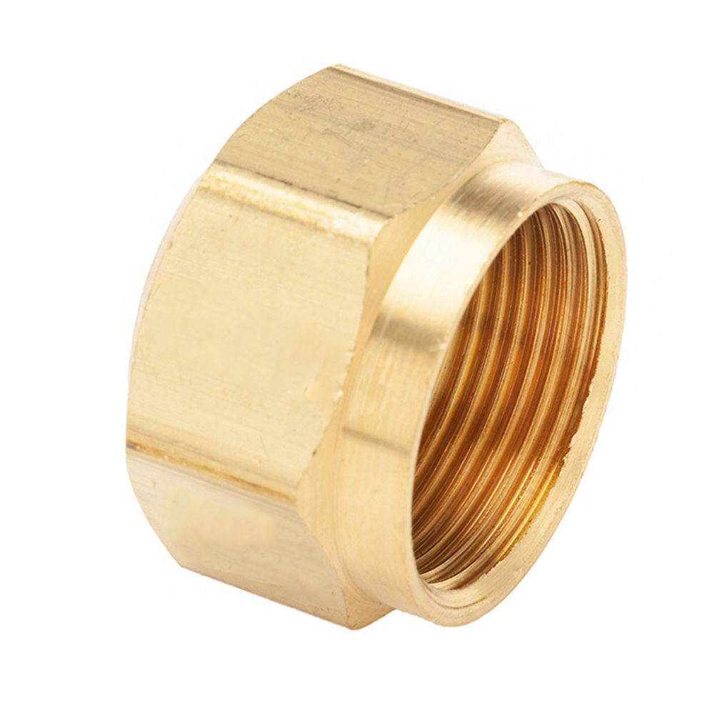 Brass DOT Air Line Nut - Nylon Tubing Nut