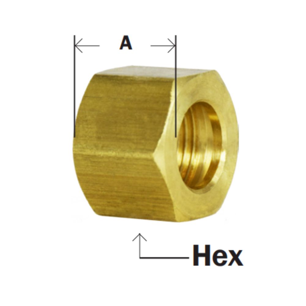 Brass Compression Nut Fitting China Wholesaler - Topa