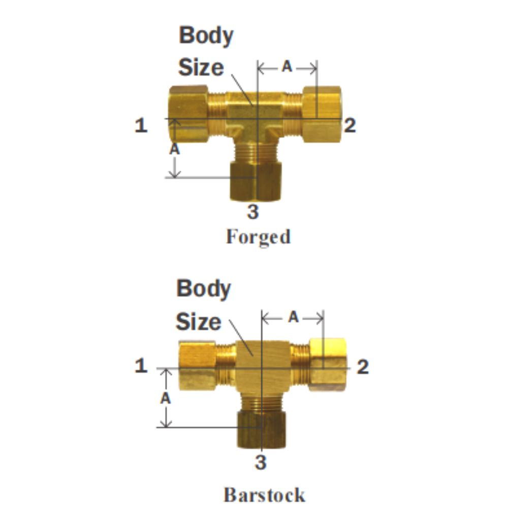 Brass Compression Tee-Union Tee China Supplier-Topa